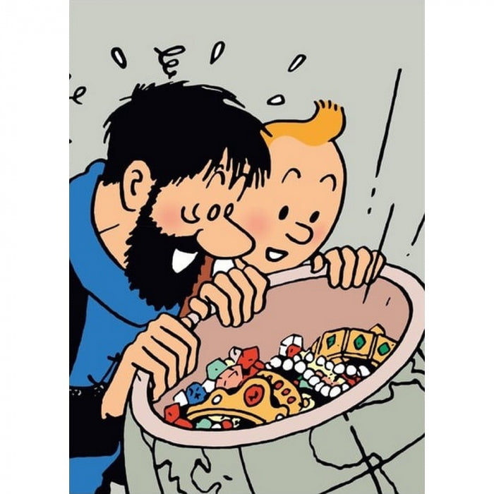 A4 PLASTIC FOLDER: Tintin & Haddock Jewels – TINTIN SHOP INDONESIA